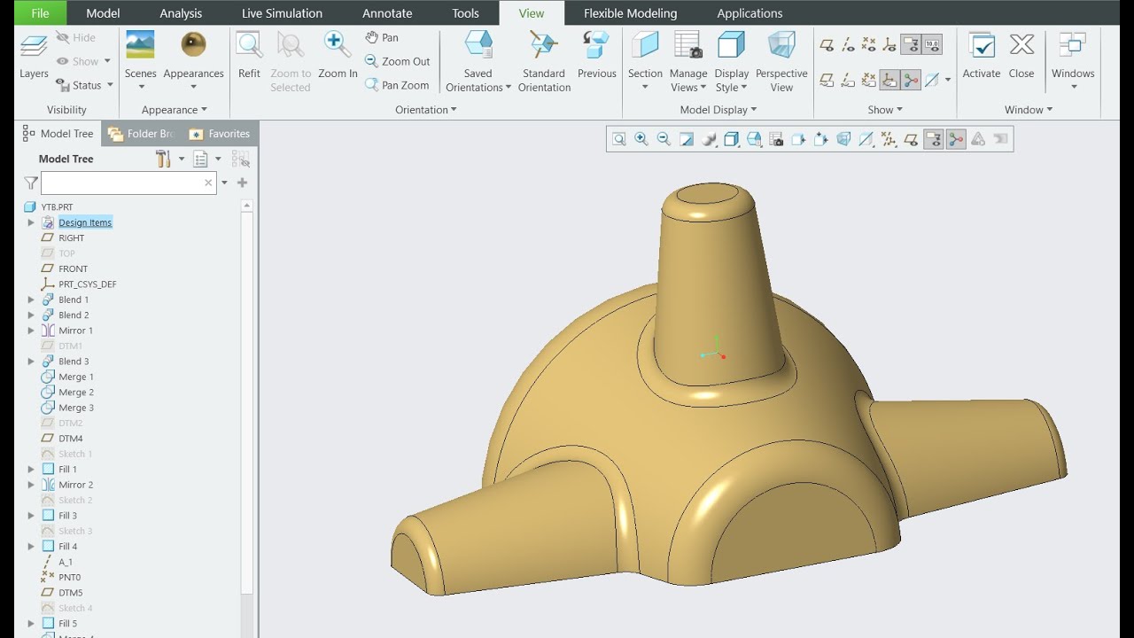 Creo Tutorial Series : Part SIX - YouTube