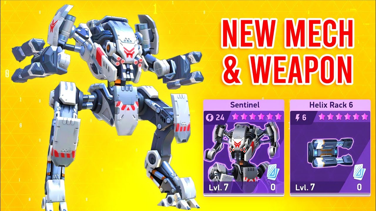 Sentinel & Helix Rack 6 - First Try! - New Mech - New Weapon - Mech ...