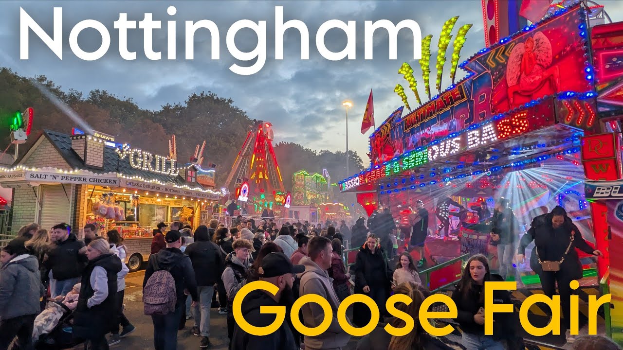 Nottingham Goose Fair 2025! The Full Walk Round Tour - YouTube