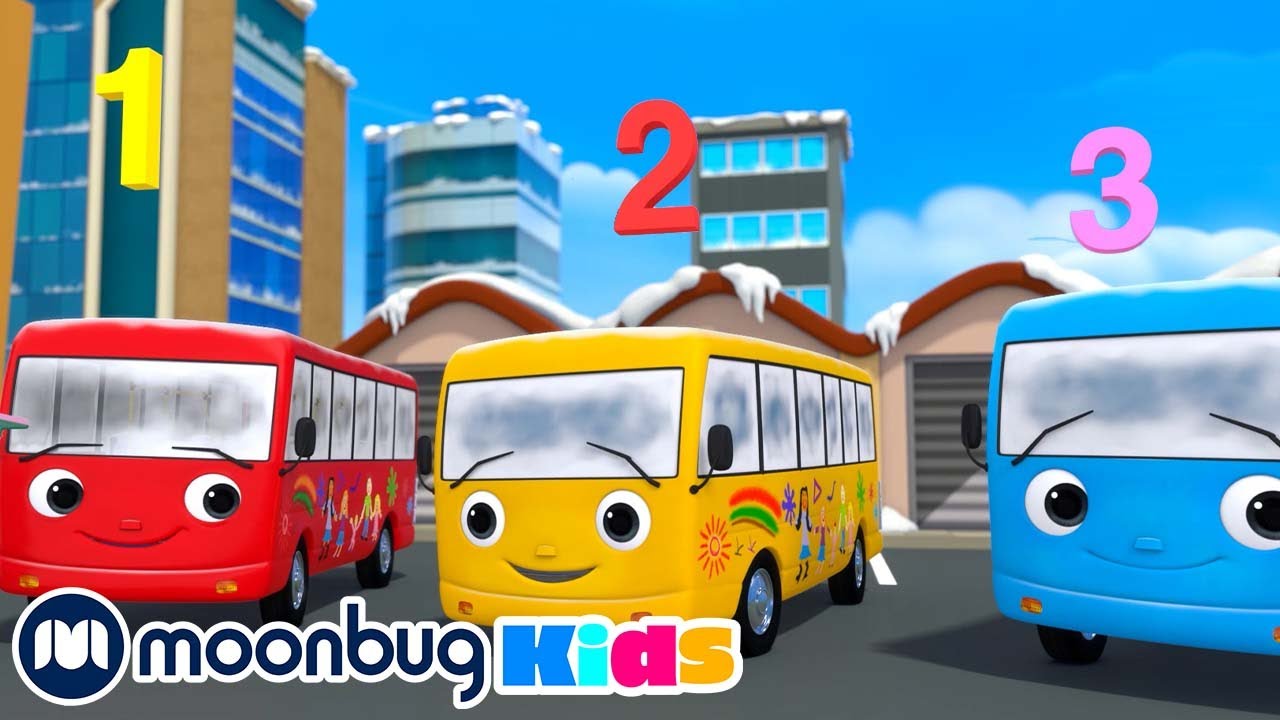 10 Little Buses | Little Baby Bum | Kids Songs | Nursery Rhymes | Sleep ...