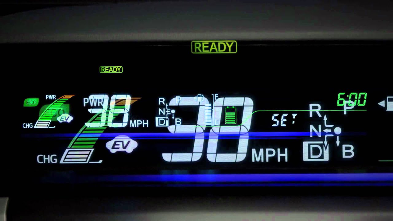 2012 Prius v Display - YouTube