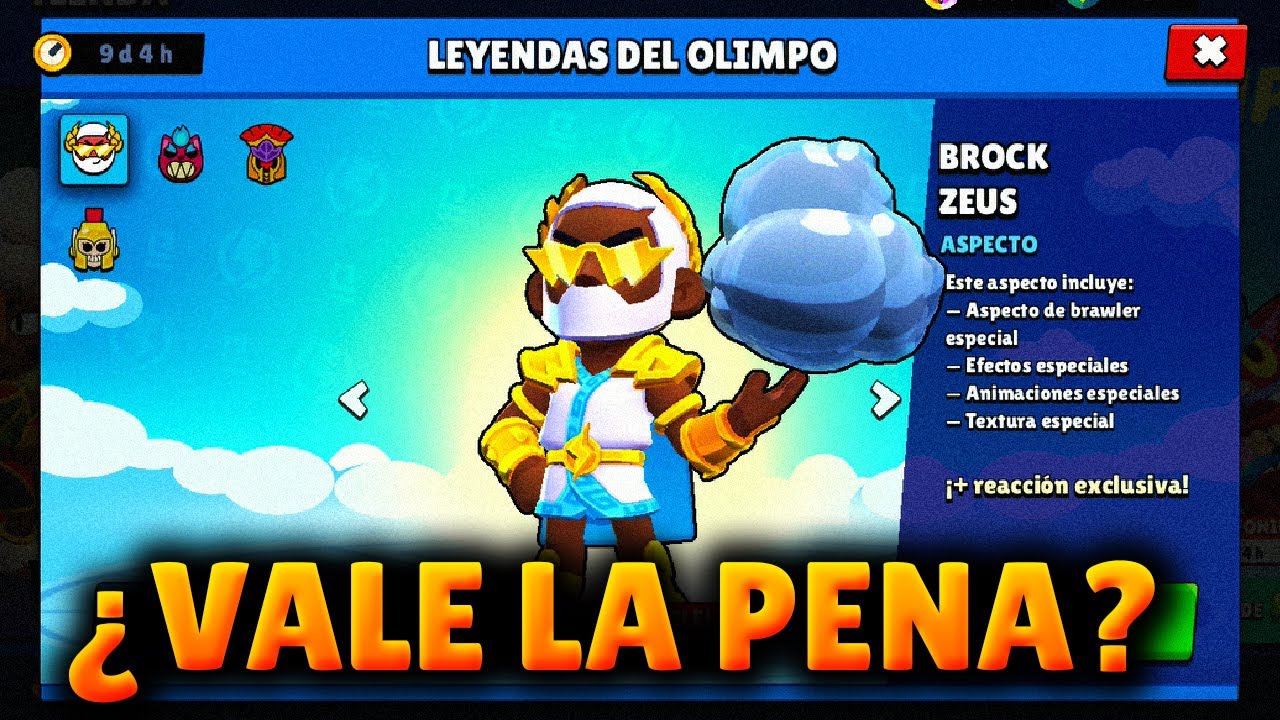 ¿VALE LA PENA COMPRAR LA SKIN DE BROCK ZEUS? | (opinión sincera ...