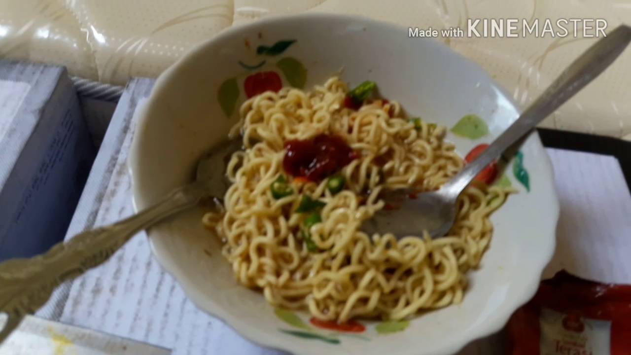 Indomie challenge - the first eating video - YouTube