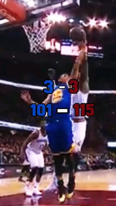 Throwback to the 2016 NBA finals CLE vs GSW #clevelandcavaliers #gsw #lbj #stephcurry #shorts ...