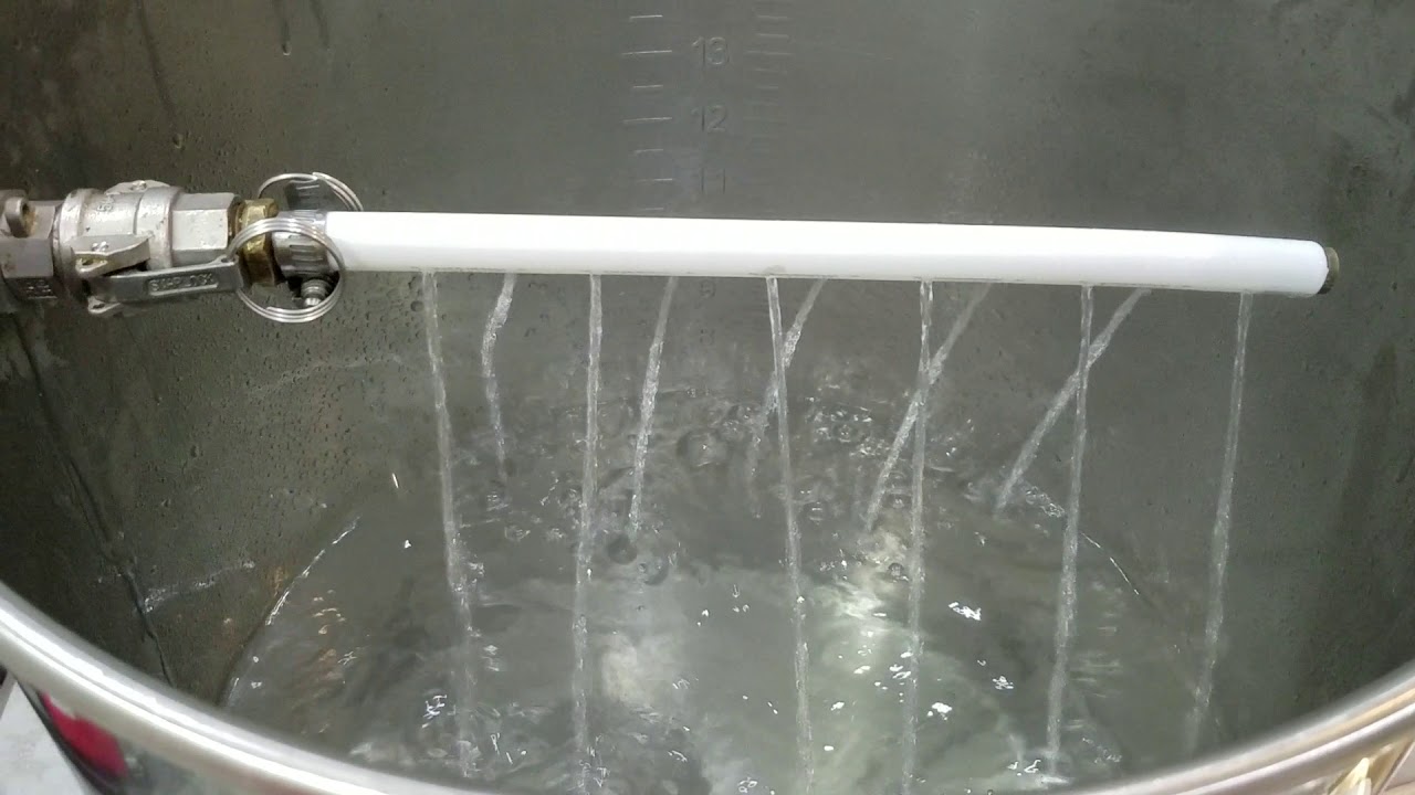 DIY PEX Sparge Arm - YouTube