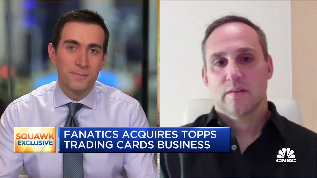 Fanatics CEO Michael Rubin on acquisition of Topps trading card ...