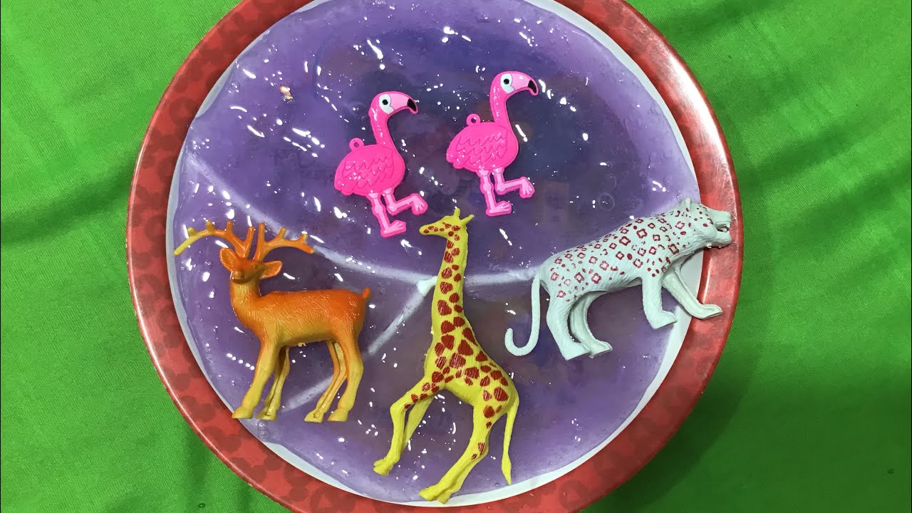 Slime Animals | Slime Video | Kaju plays with slime - YouTube