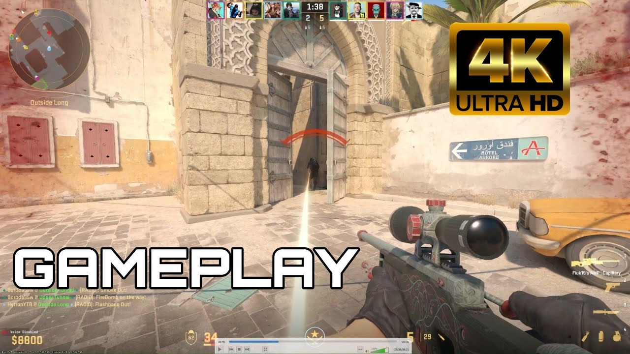 Counter Strike 2 Gameplay 4K (No Commentary) - YouTube