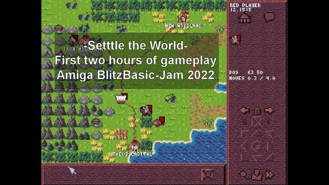 SettleTheWorld - First two hours of gameplay (Amiga BlitzBasic Jam 2022) - YouTube