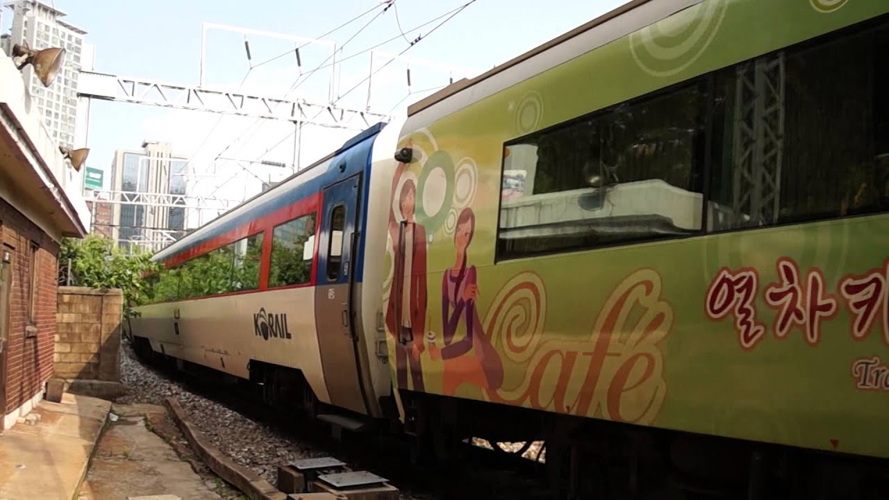 Korail Honam Line Mugunghwa Class train (not in service) passing the ...