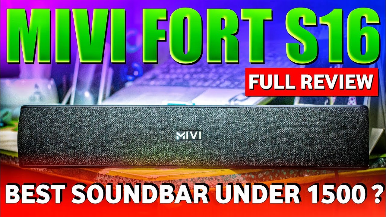 Mivi Fort S16 Full Review 🔥| Mini Soundbar 🔥| Best Bluetooth Speaker ...