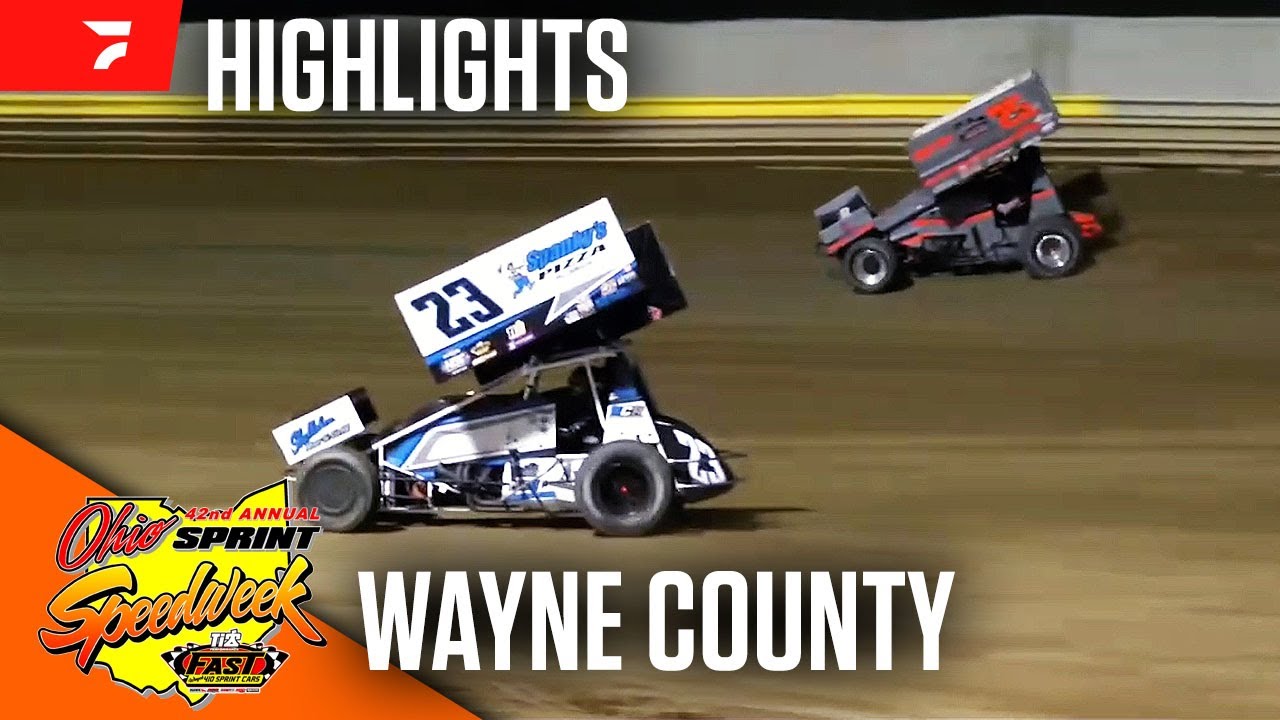 Ohio Sprint Speedweek at Wayne County Speedway 6/10/24 | Highlights ...
