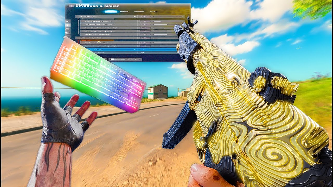 my PERFECT* Keyboard and Mouse Settings for BO6 Warzone👑 (Movement ...