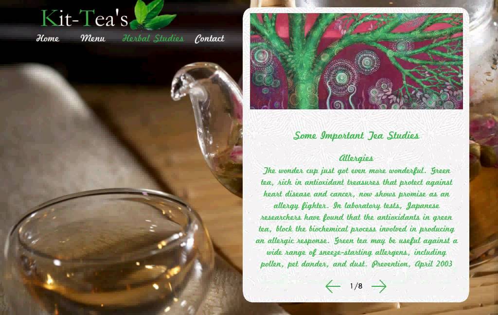 Kit-Teas Medicated Teas Site Sample - YouTube