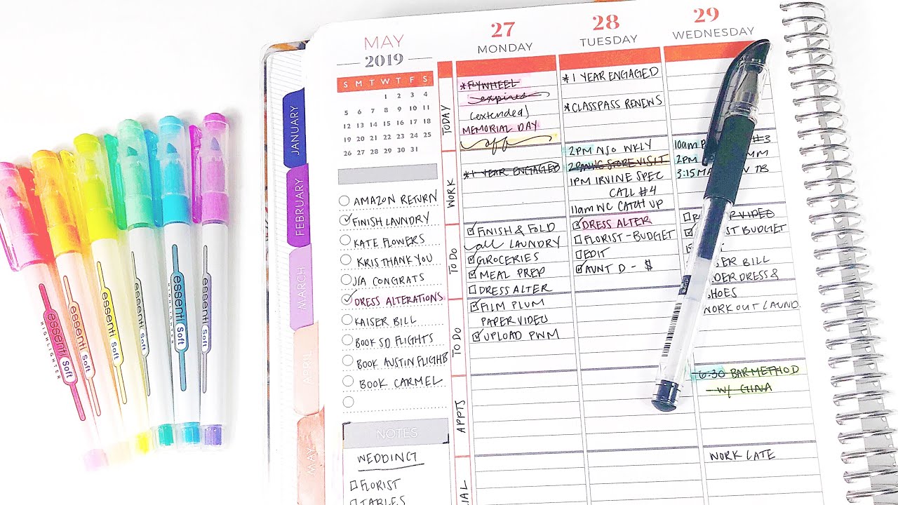 How I ACTUALLY plan - REAL plan with me in my Plum Paper Planner! - YouTube