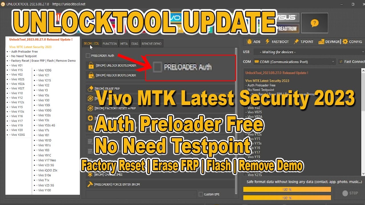 UnlockTool Update Vivo MTK New Security 2023 - YouTube