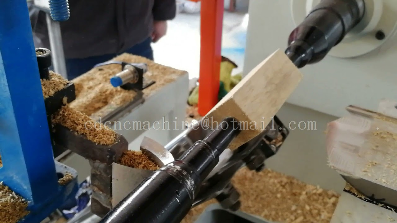 Pot wooden handle making machine - YouTube