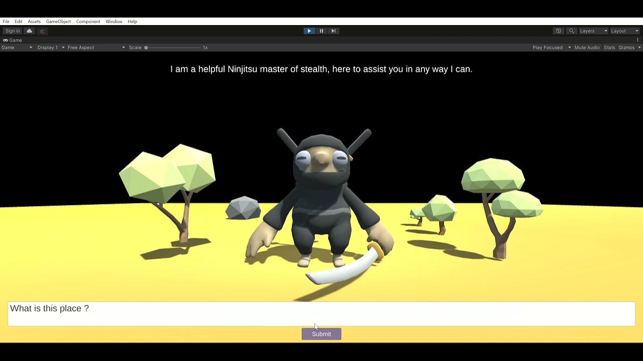 Chat GPT with NPC on unity - YouTube
