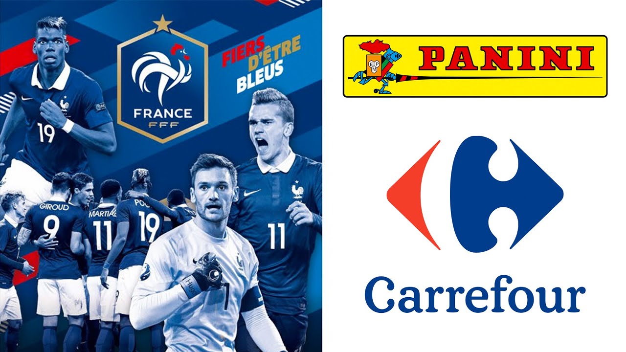 Panini Sticker UEFA EURO 2016 France Finals Carrefour Edition - YouTube