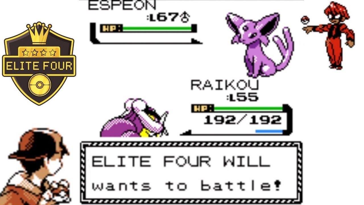 Pokémon Crystal Legacy Vs. Elite Four Will [REMATCH] - YouTube