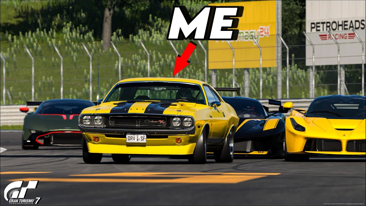 GT7 - Can This Dodge Challenger Beat Hypercars? (Engine Swap) - YouTube