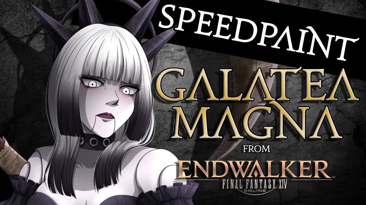 SPEEDPAINT of Galatea Magna from FFXIV (Final Fantasy 14 Patch 6.3 ...
