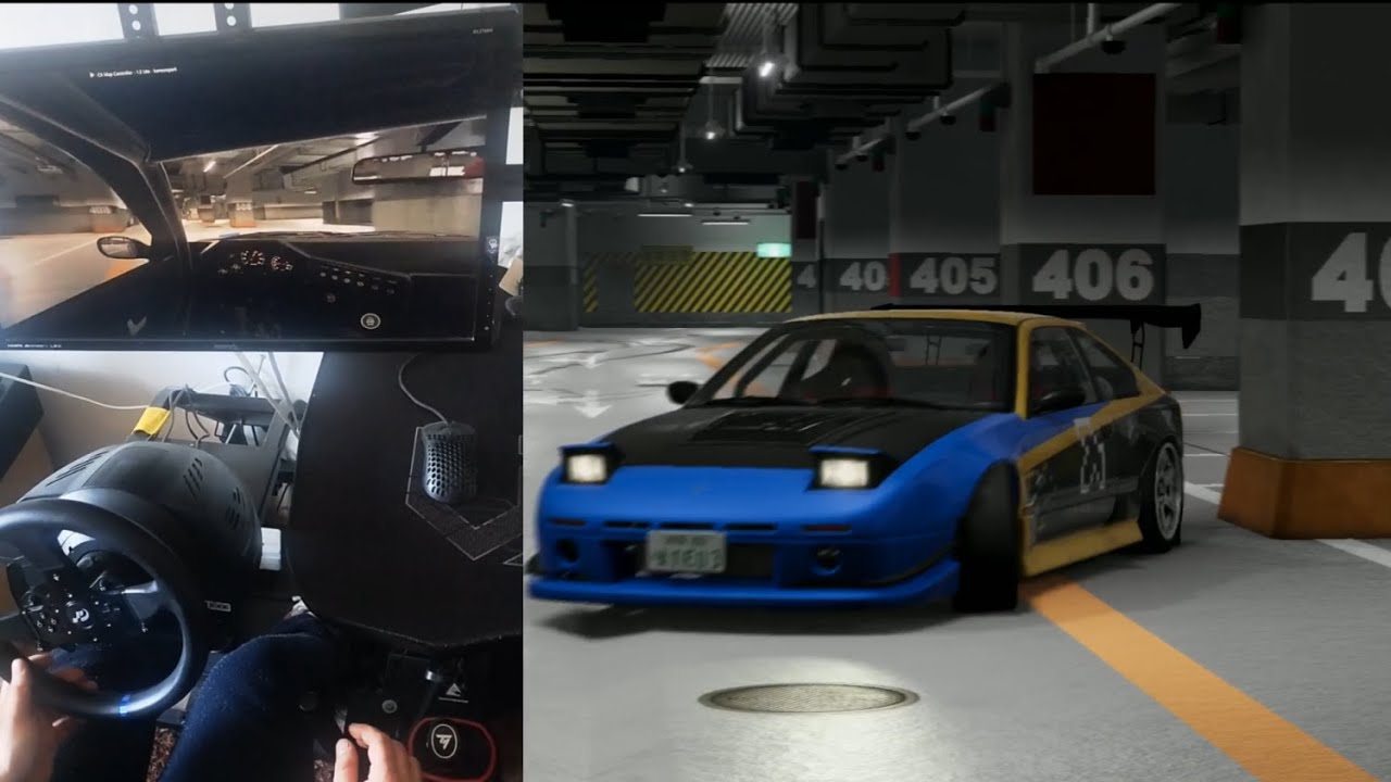 BeamNG drift: Kamurocho Underground Carpark simdrift. BeamNG.drive ...