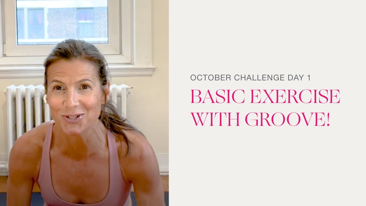 DAY 1 - Basic exercise with GROOVE! | October Fitness Challenge - YouTube