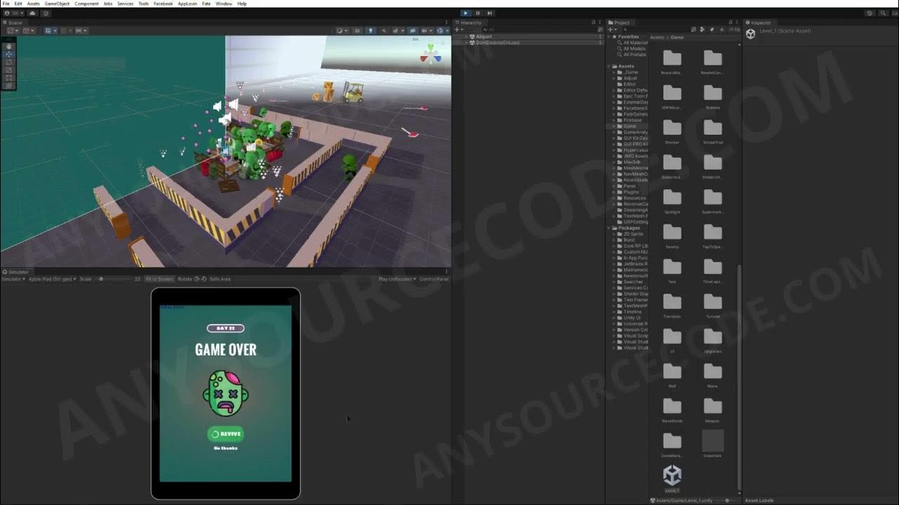 Idle Zombie Invasion Unity Game Source Code #unity #unity3d #unitydev #unitydeveloper # ...