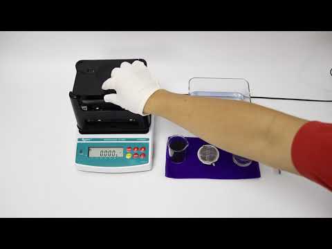 A full set of demo video of solid density meter , specific gravity balance AU-300S