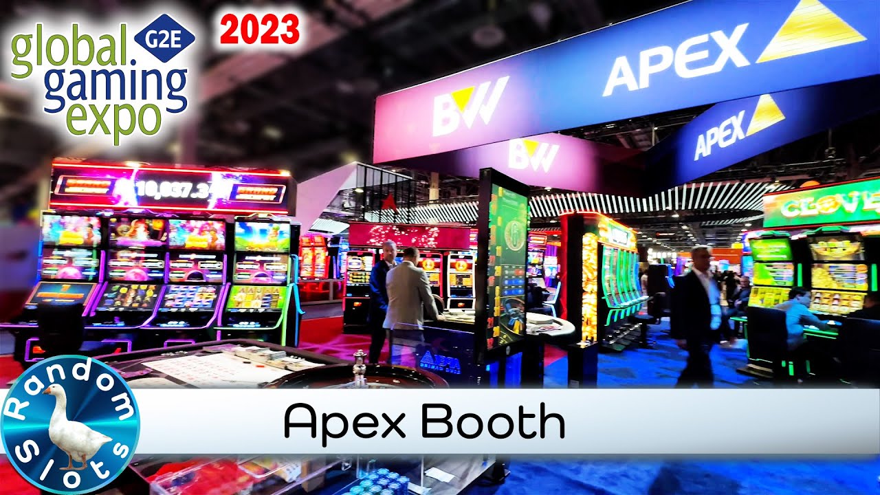 #G2E2023 APEX Booth Slot Machine Preview - YouTube