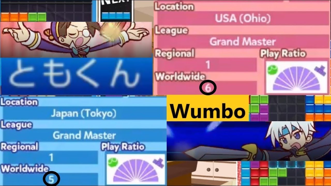Puyo Puyo Tetris – Rank 5 vs Rank 6 Worldwide Insane Game (Switch ...
