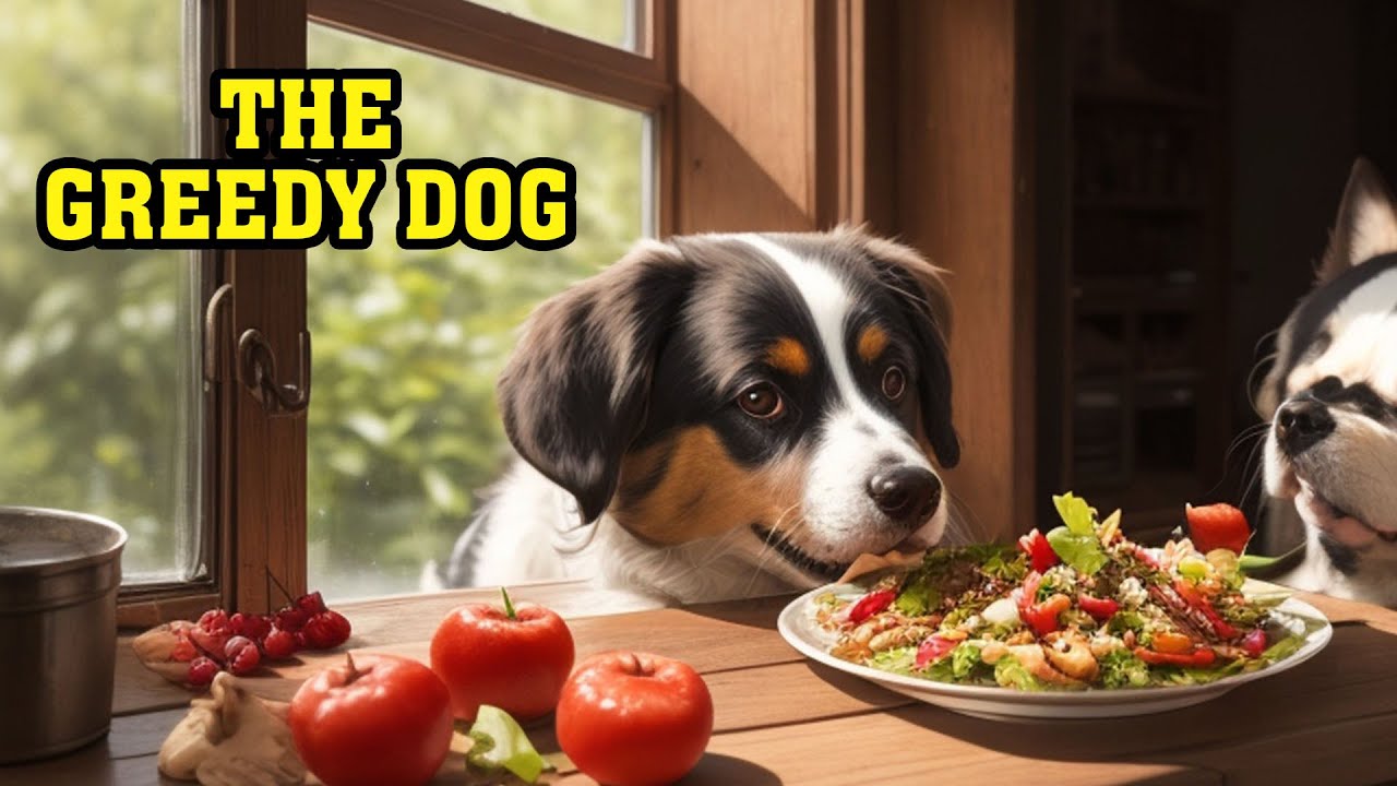 The Greedy Dog | moral stories for kids | kids bedtime stories - YouTube
