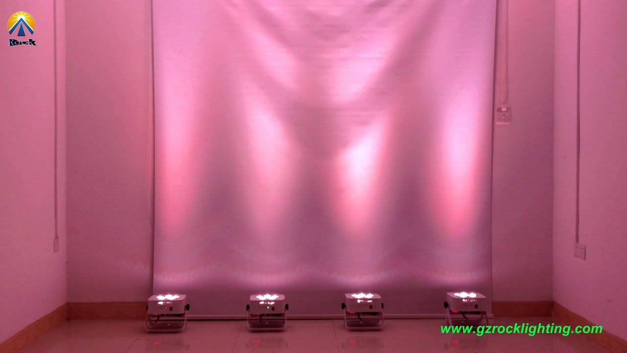 6*5in1 battery&wireless par can walk auto effect - YouTube