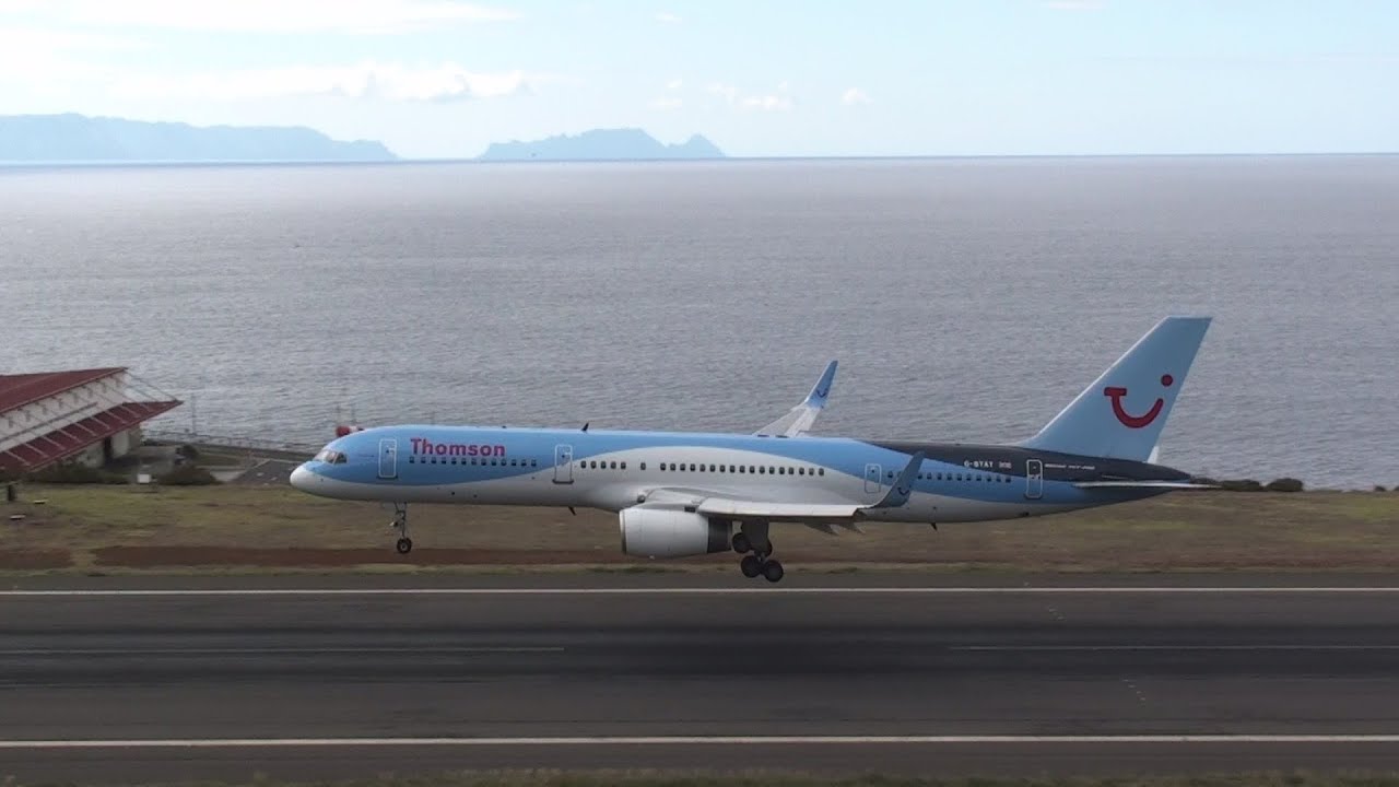 [slow Motion] Thomson Jet2 Boeing 757-200 / B737-800 TAP Portugal ...