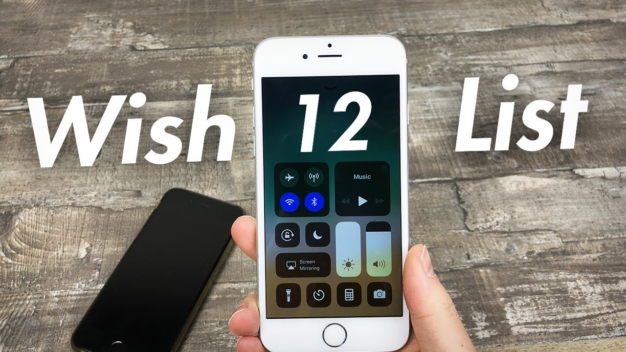 iOS 12 Wishlist - YouTube