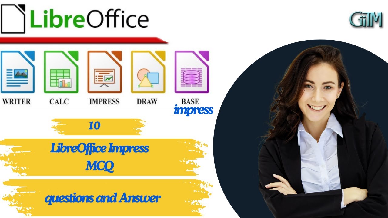#10 Libreoffice impress MCQ questions and Answer CCC , O & A Level ...