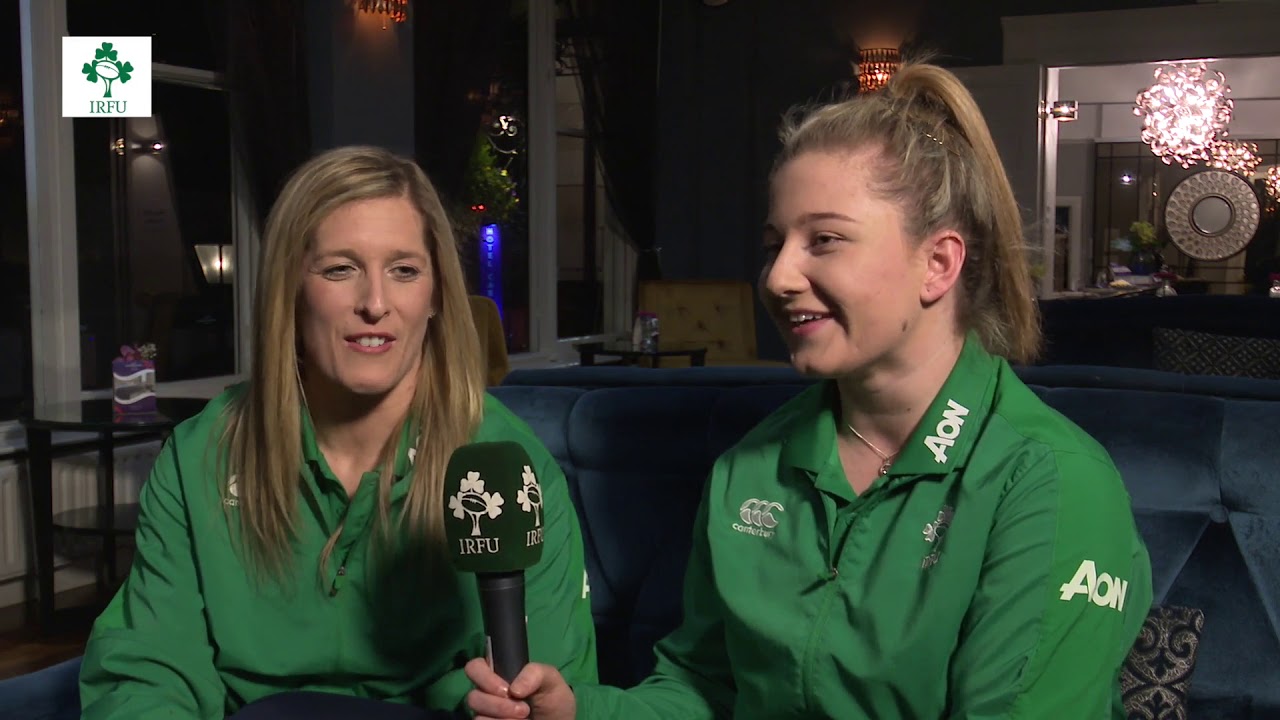 Irish Rugby TV: Alison Miller and Emma Hooban "Have the Chats" - YouTube
