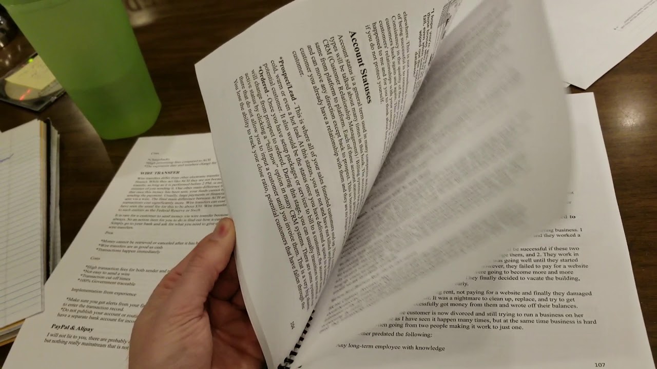 2020.01.31 - Just received my first printed rough draft of my book ...