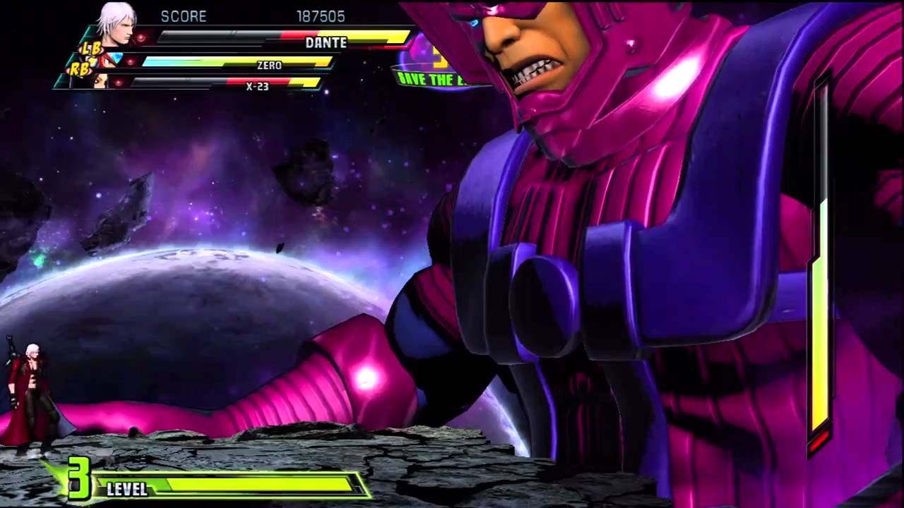 Marvel Vs Capcom 3: First time with Galactus - YouTube