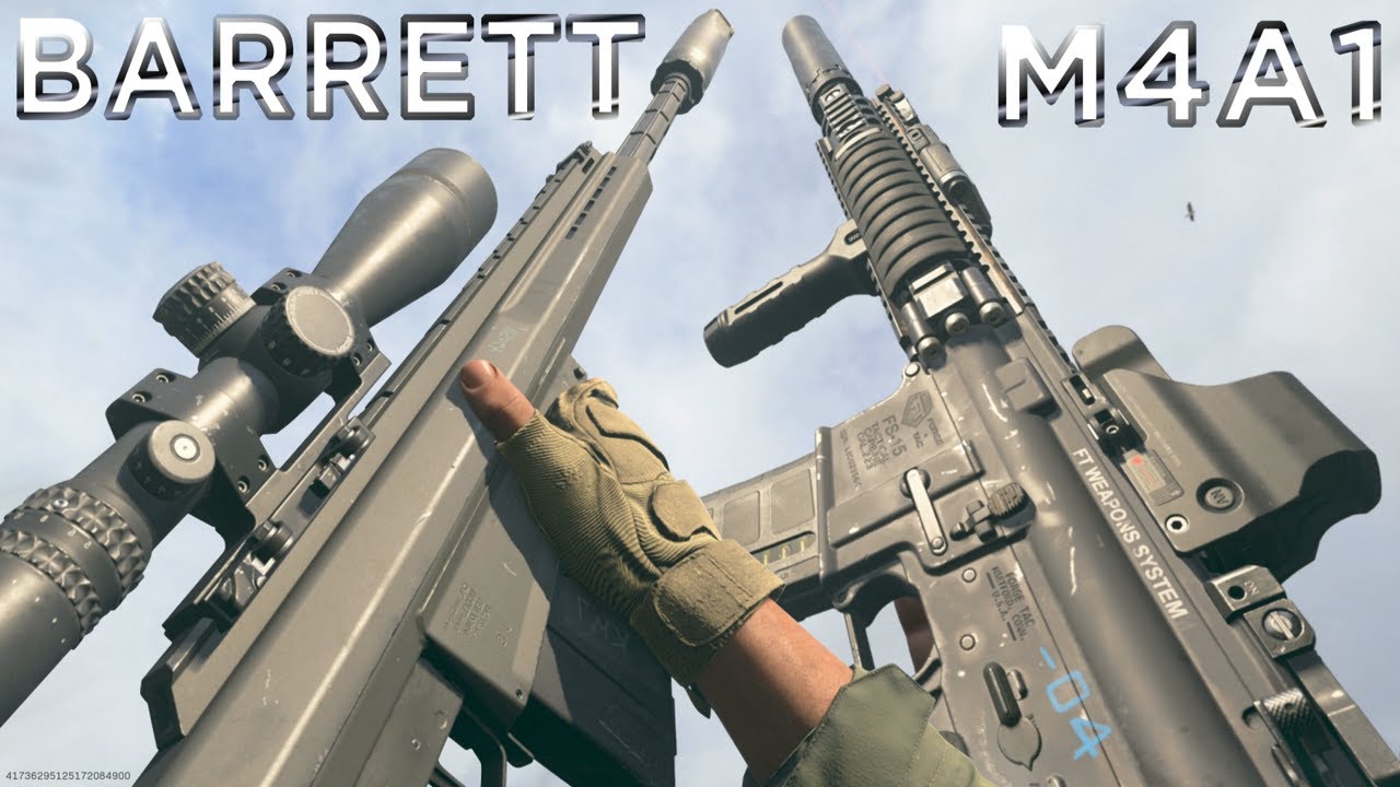 M4A1 & Barrett 50.Cal (Rytec AMR) Gameplay | Modern Warfare (PS5) - YouTube