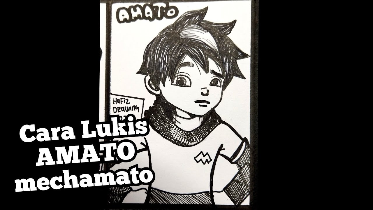 Cara Lukis AMATO mechamato ️ Dengan mudah ‼️🇲🇾 - YouTube