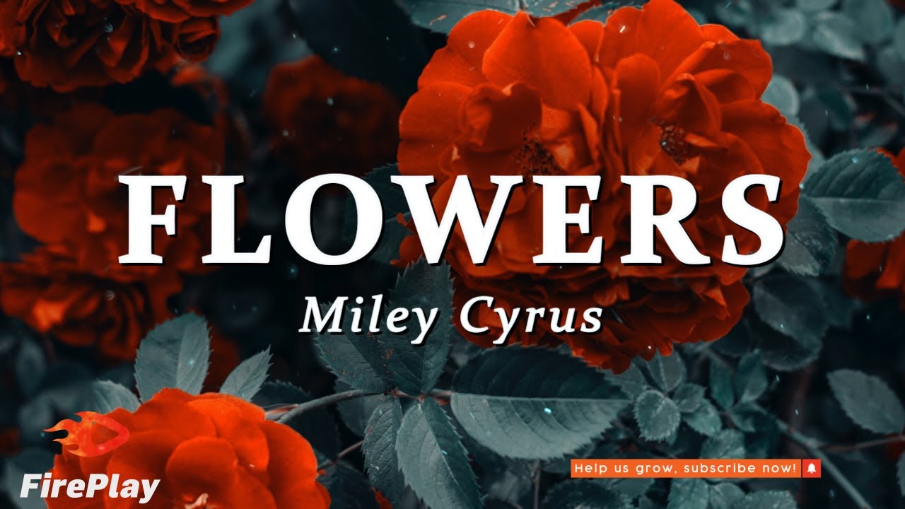 @MileyCyrus - Flowers #tiktok (Lyrics) - YouTube