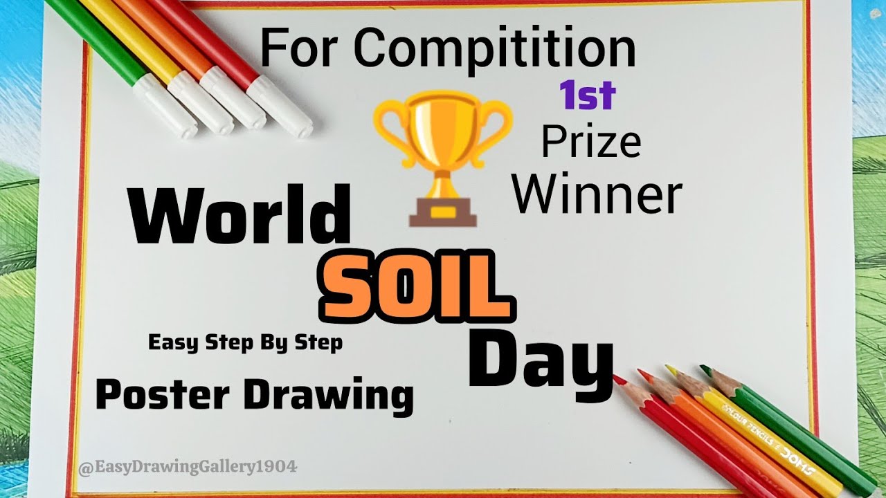 World Soil Day Drawing Easy steps| World Soil Day Drawing| Save Nature ...