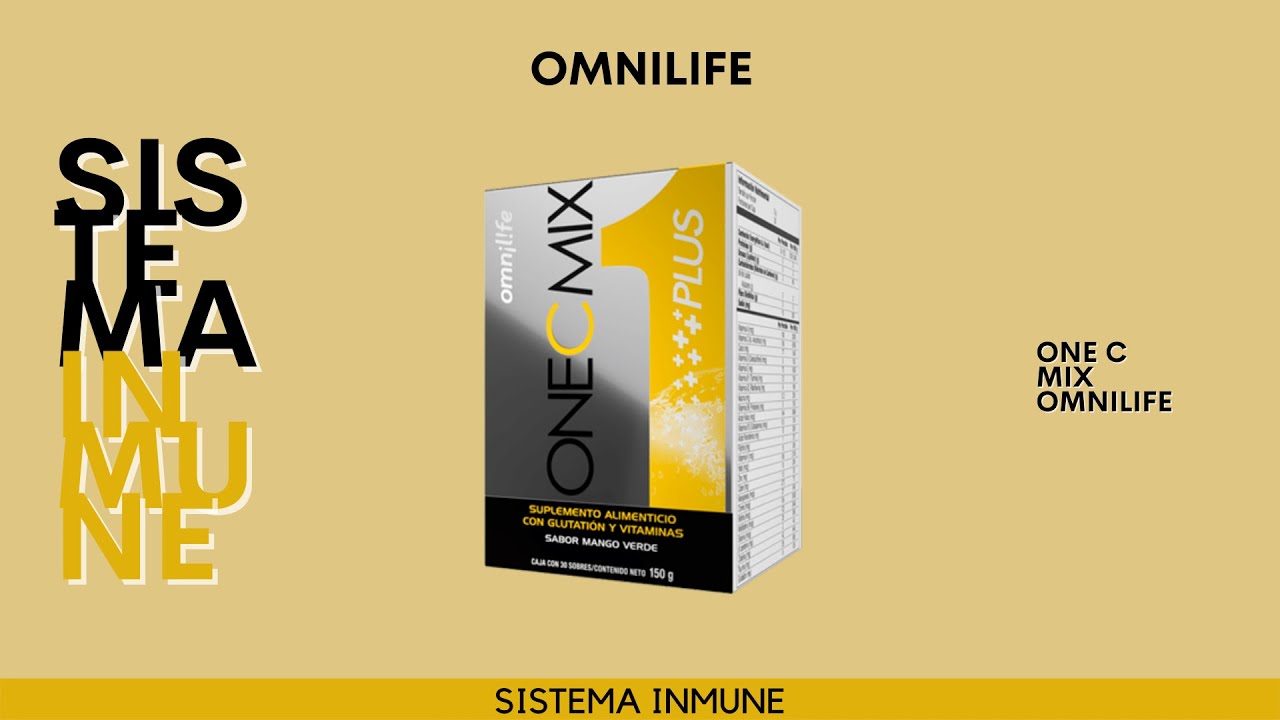 ONE C MIX PLUS OMNILIFE ¿Que es, para que sirve, que contiene ...