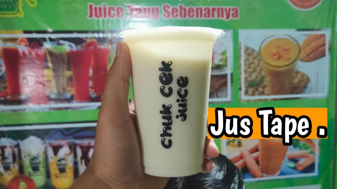 Cara Membuat Jus Tape Untuk di jual .. - YouTube