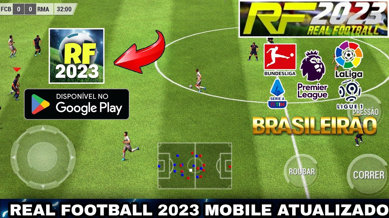 INCRÍVEL!!! REAL FOOTBALL 2023 PARA ANDROID UPDATE MODO CARREIRA NOVA ...