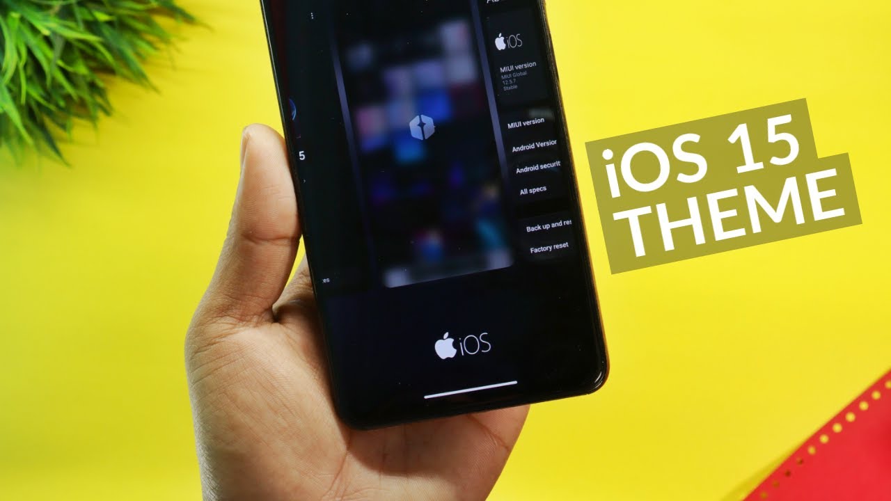 iOS 15 Beta Theme For Any Redmi,Poco & Xiaomi Device | iPhone 15 ...