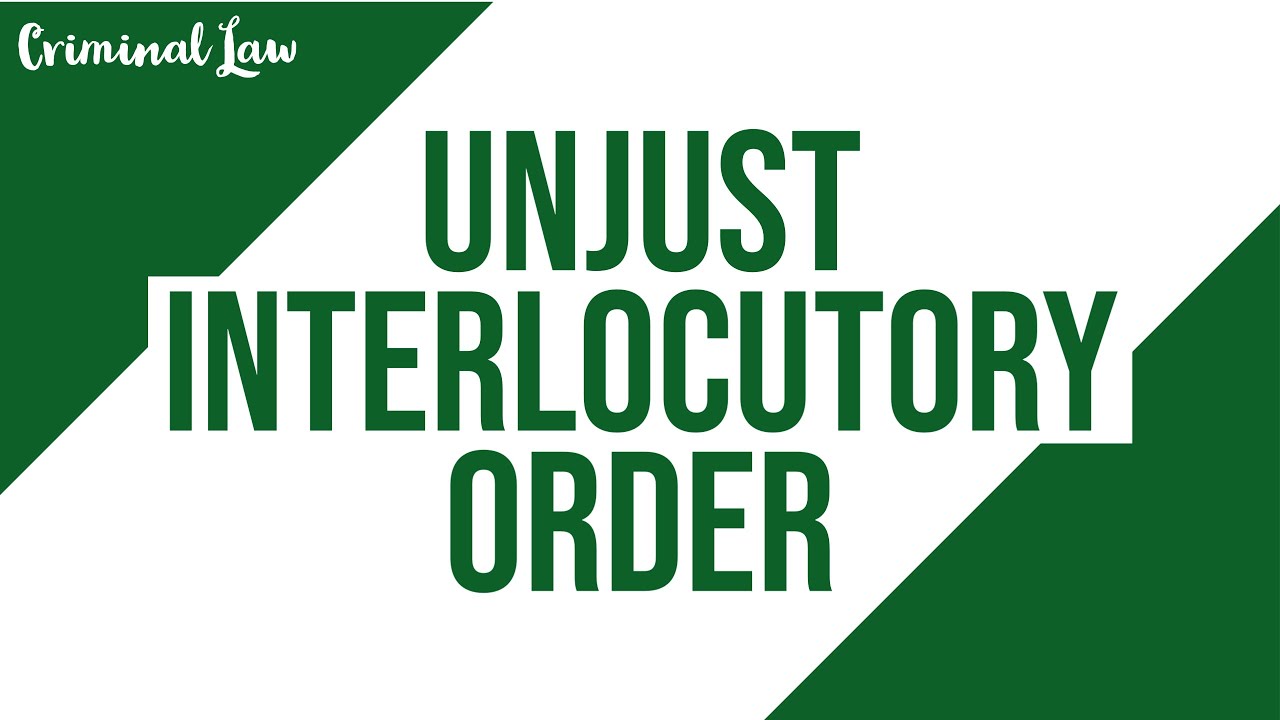 [Article 206] Unjust Interlocutory Order: Criminal Law Discussion - YouTube