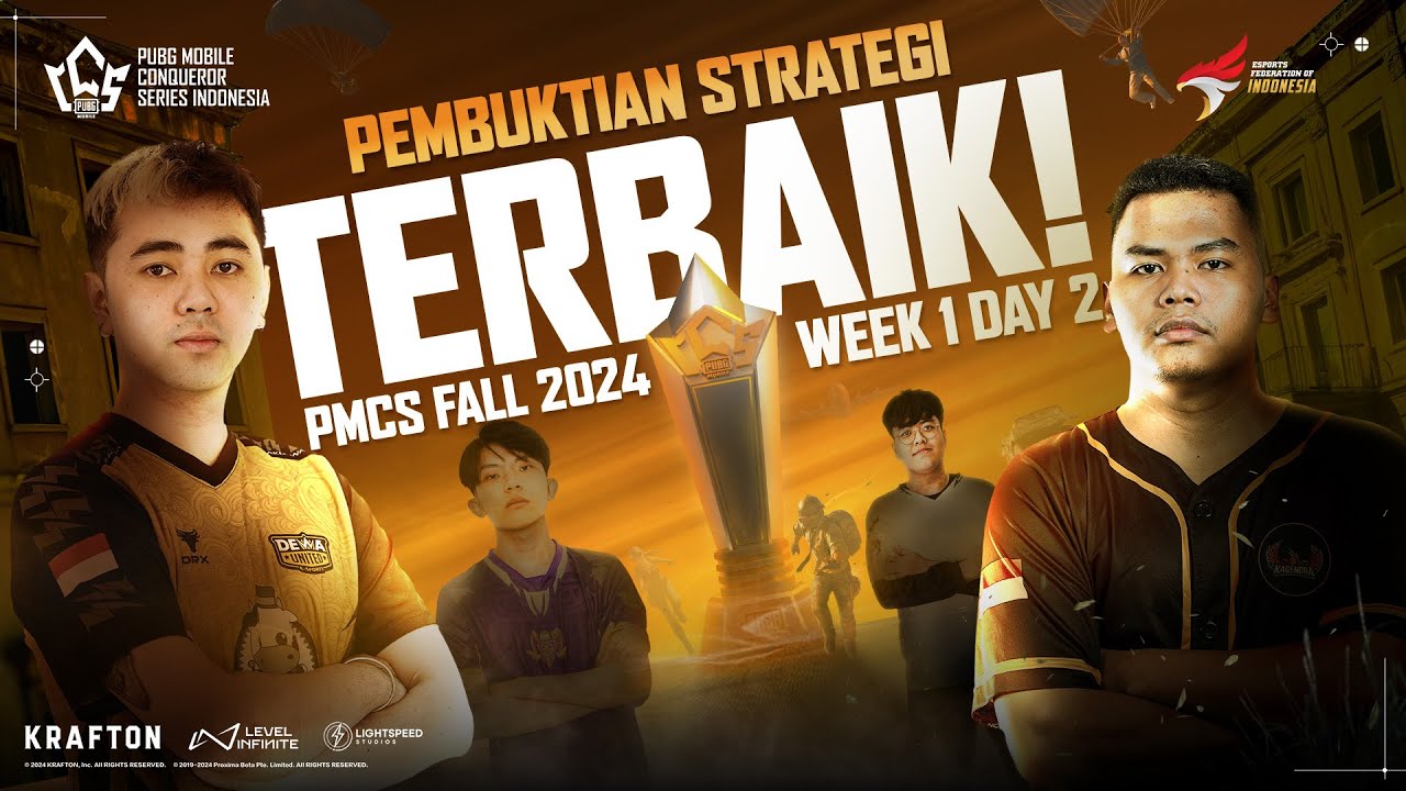 2024 PMCS Indonesia Fall W1D2 | PEMBUKTIAN STRATEGI TERBAIK | PUBG ...